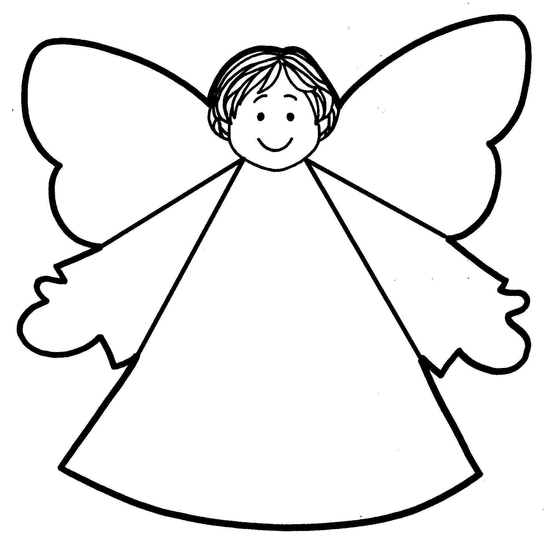 Angel Template Printable
